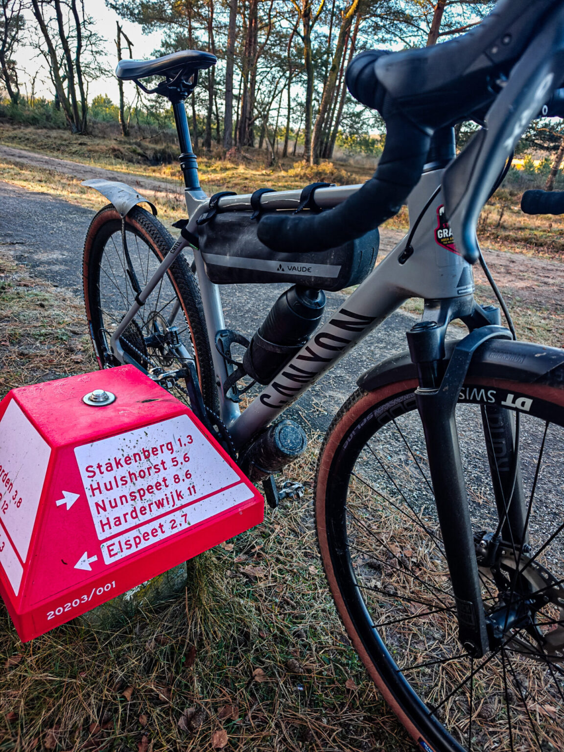 Gravel ride across the Crown Estate Het Loo - always something special ...